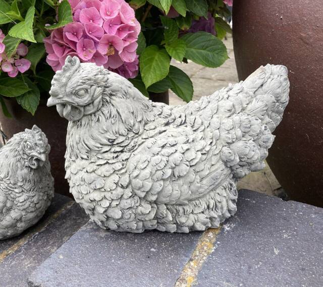 Reconstituted Stone Chicken Garden Ornament by Etsy | ufurnish.com