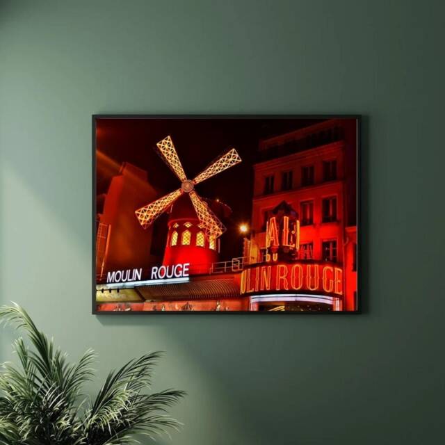 Moulin Rouge Musical Poster Print - Vibrant Wall Art For Fans Home ...