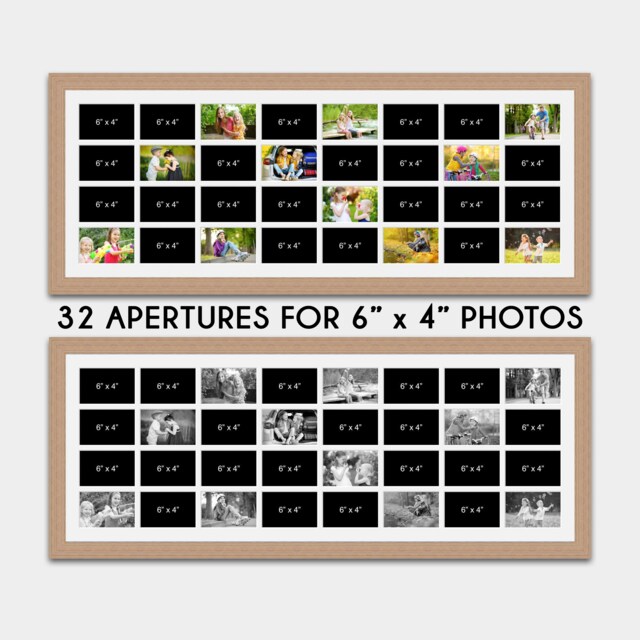 "Extra Large Multi Photo Frame - 32 Apertures For 6"" X 4" by Etsy ...