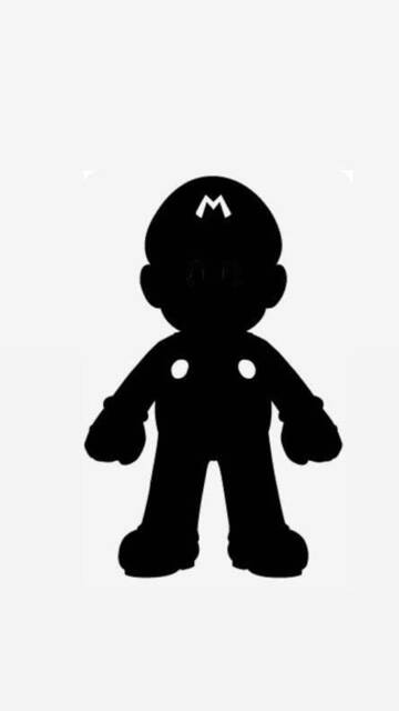 Metal Super Mario Silhouette Wall Art, Decor, , Kid Decor, Kid Room ...