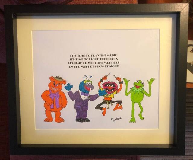 The Muppets Show Hand Drawn Original Framed Artwork by Etsy | ufurnish.com