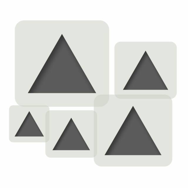 Triangle Stencil Kit Reusable Wall Art Stencils, Home Decor by Etsy ...