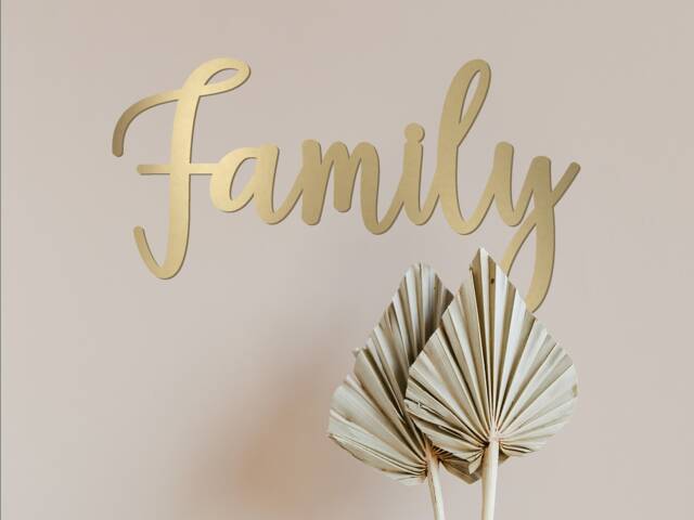 Family Wooden Words Wall Art Large by Etsy | ufurnish.com