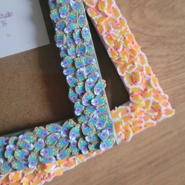Colourful Tropical Fish Fimo Slices Photo Frame 4 X 6 Inches by Etsy ...
