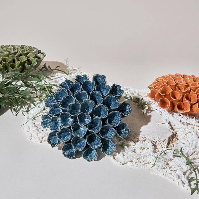 Large Glazed Ceramic Sea Polyp Wall Art Botanical Sculpture by Etsy ...
