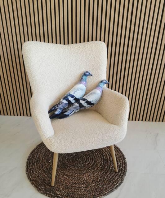 Pigeon Plush Pillow Velvet Bird Animal For Nursery Decor by Etsy ...