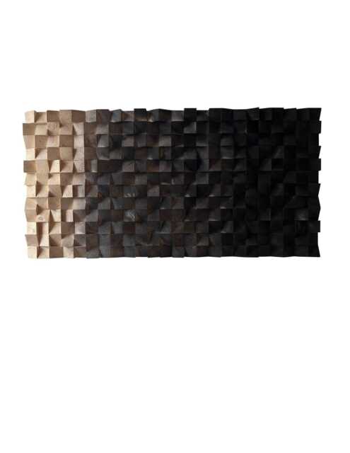 3D Wood Acoustic Wall Panel, Diffuser, Echo Absorber, Sound Proof Art ...
