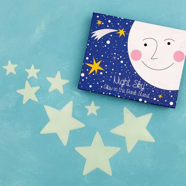 Glow in The Dark Stars Kit For Kids Room - 30 Piece Wall Decals Magical ...