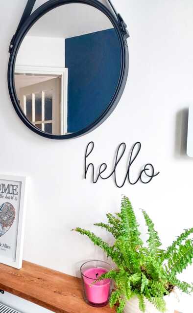 Wire Words - Hello Bespoke Wall Art Quotes & Sayings by Etsy | ufurnish.com