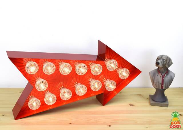 Gloss Red 75cm Tall Arrow - Commercial Grade High Quality Made By Hand ...