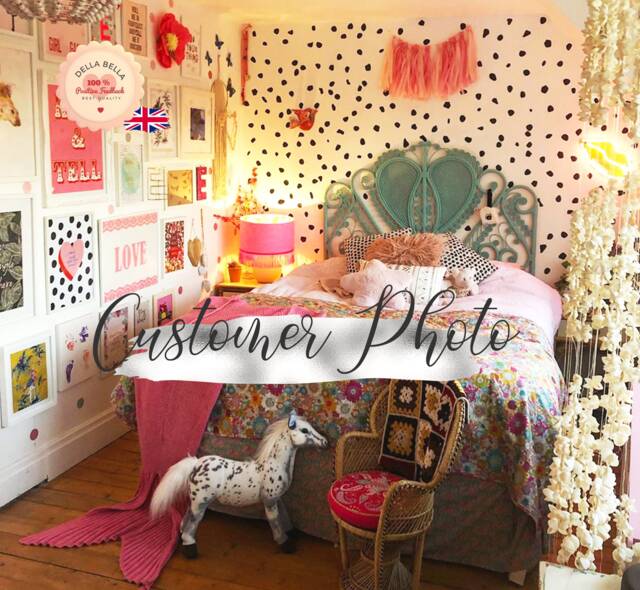 Dalmatian Wall Stickers 320x Dots Polka Dot Decals Hand Drawn Dot Spots ...