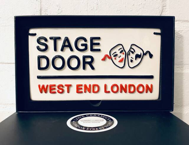Stage Door-West End London-Sock & Buskin-Performing Arts Sign-Acting ...
