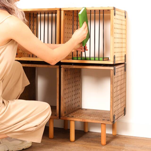 Bookcase Wood, Cube Shelving, Decor, Solid Wood Shelves, Cubby Storage ...