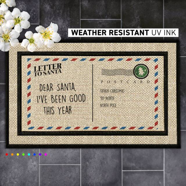 Customizable Letter To Santa Doormat - Add A Magical Touch Your ...