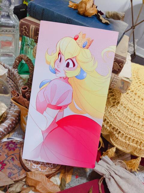 Princess Peach Art Print by Etsy | uFurnish.com
