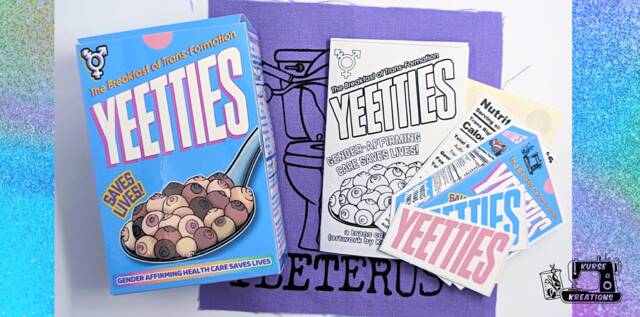 Yeetties Trans Top Surgery Swag Fundraiser Bundle, Art Box, Zine, Patch ...