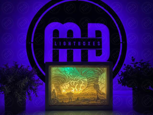 Outer Wilds Light Box Gaming Night Light, Wood Frame by Etsy | uFurnish.com