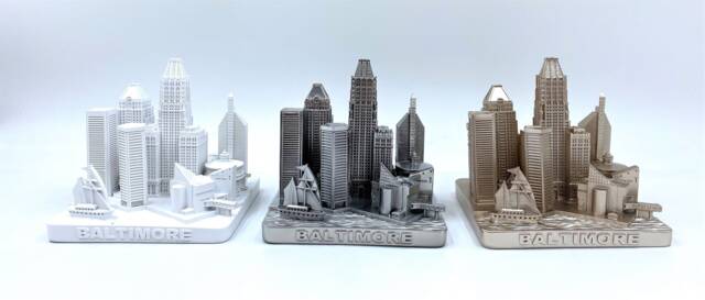 Baltimore 3D City Famous Building Model Statue Souvenir Decoration For ...