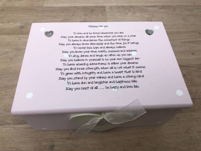 Personalised Jewellery Box Gift Goddaughter Christening Baptism Or ...