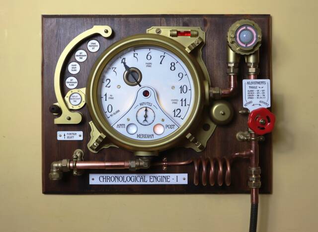 The Chronological Engine Working Steampunk Clock by Etsy | ufurnish.com