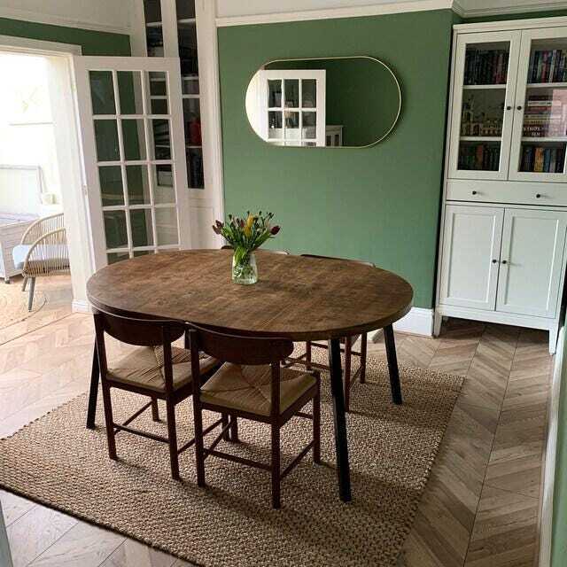 stunning Extending Round Rustic Dining Table, Made By Norfolk Craftsmen ...