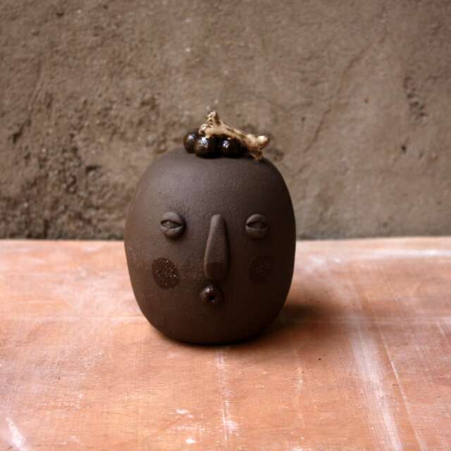 Handmade Ceramic Face Vase by Etsy | ufurnish.com