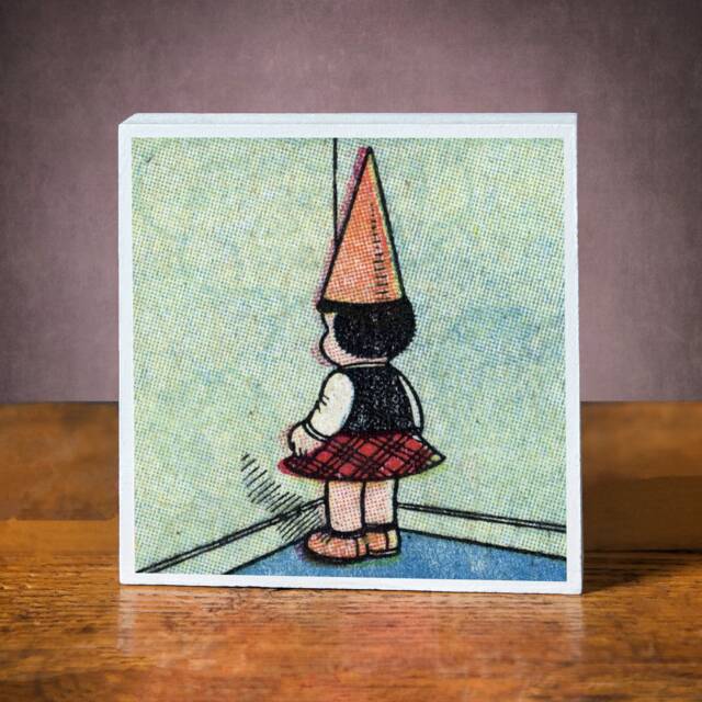 Nancy & Sluggo Art Print Block-Dunce Cap-Vintage Comic Book - Gifts-Mcm ...