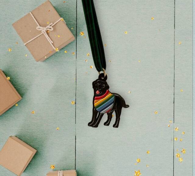 Black Labrador Christmas Tree Decoration/Black Lab Dog by Etsy ...