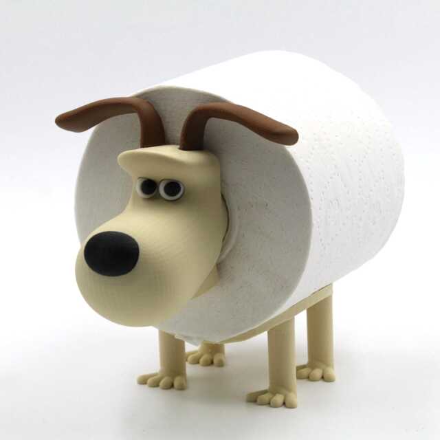 Cute Wallace & Gromit Dog Inspired Toilet Roll Paper Storage Holder by ...