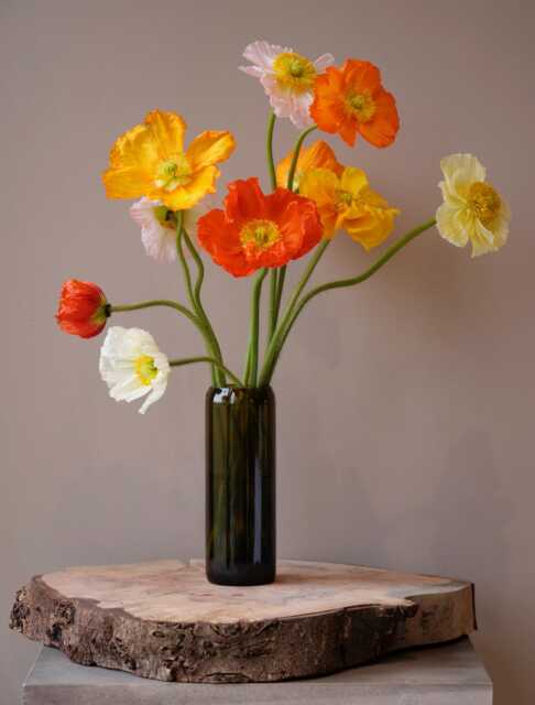 Recycled Wine Bottle Vase, Sustainable, Eco-Friendly, Minimalist Vases ...