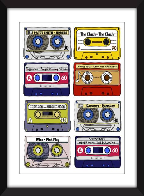 Classic Punk Rock Albums - Unframed Print Ideal Gift For Fans by Etsy ...