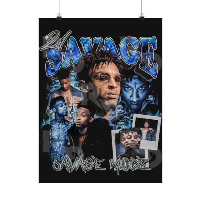 21 Savage - Poster - Rap Poster, Hip-Hop by Etsy | ufurnish.com