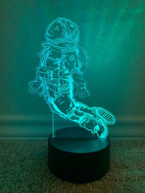 Spaceman Led Acrylic Light by Etsy | ufurnish.com