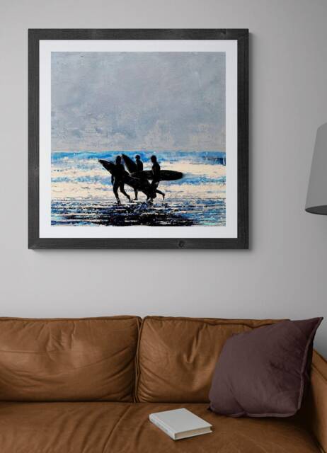 Cornwall Art UK, Interior Design Beach Prints, Artwork, Surfer Print, Surf Poster, Coastal Decor ...