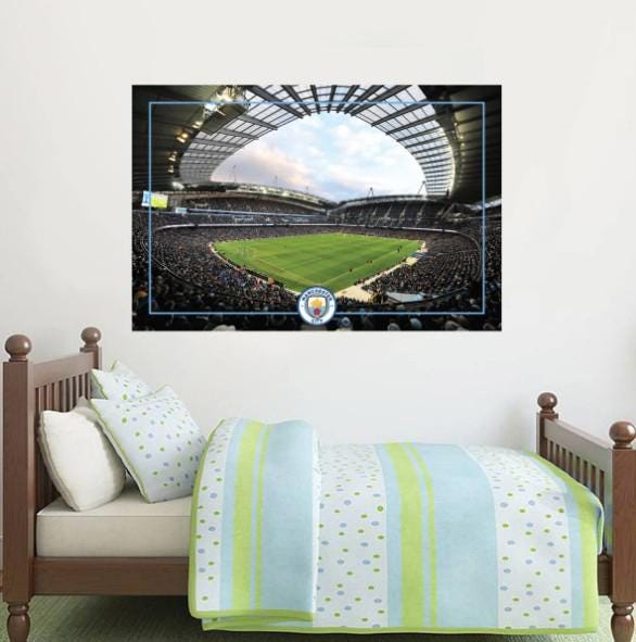 Manchester City Football Club - Etihad Stadium Wall Decal by Etsy ...