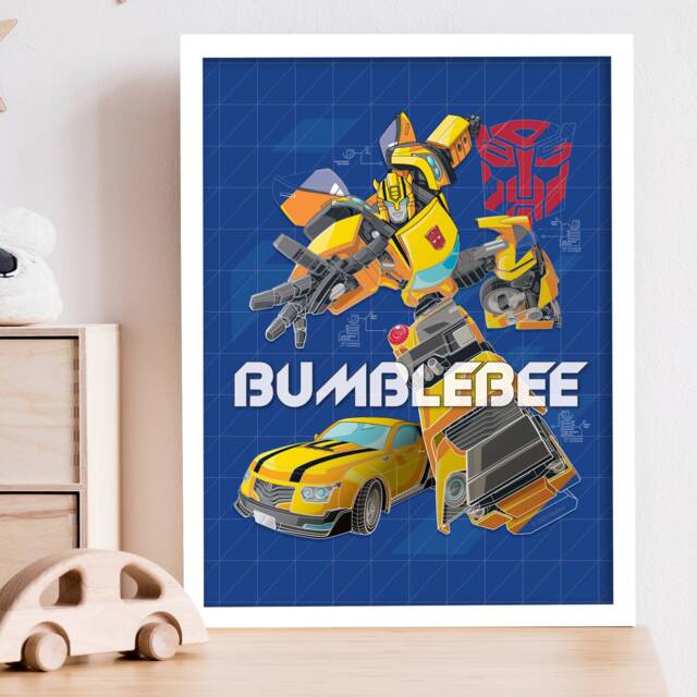 Transformers Print - Bumblebee Blueprint Wall Art Poster by Etsy ...