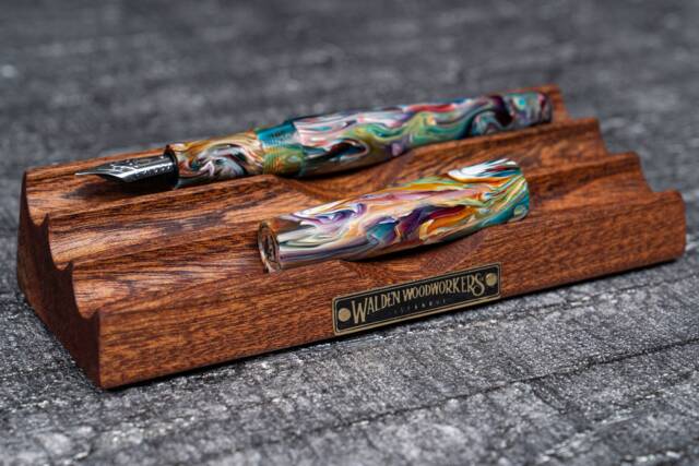 The Pen Bed Wooden Fountain Stand - Mahogany by Etsy | ufurnish.com