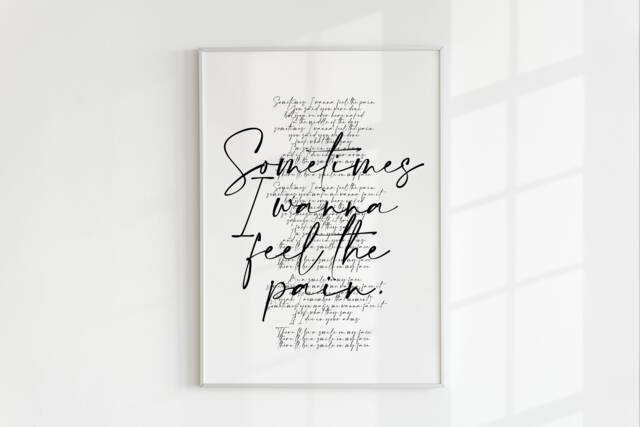 Fred Again Danielle Print, Song Sometimes I Wanna Feel The Pain, Boiler ...