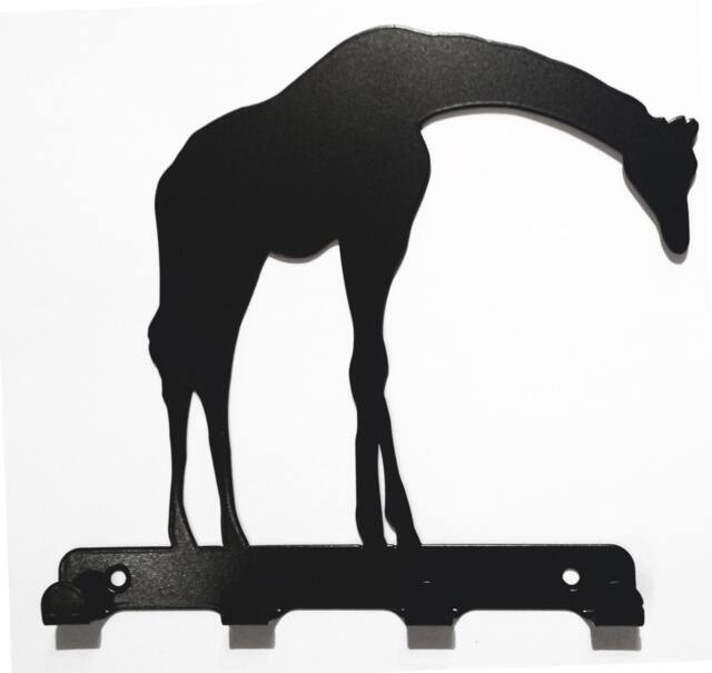 Giraffe Silhouette Key Hook Rack - Metal Wall Art by Etsy | ufurnish.com