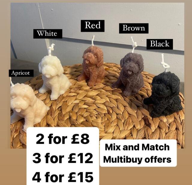 Cockapoo/Cavapoo Candle Multibuy by Etsy | ufurnish.com
