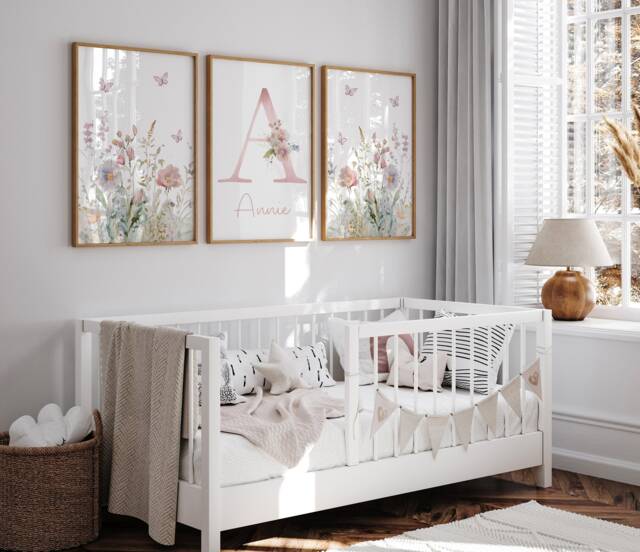 Girls Bedroom Prints, Girls Room Decor, Girl Wall Art, Nursery Decor ...