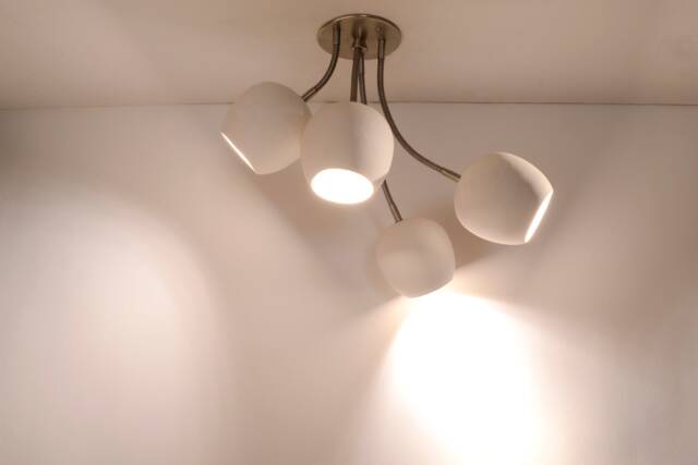 Claylight Spot Bouquet - Modern Cluster Four Spotlight Ceramic Ceiling ...