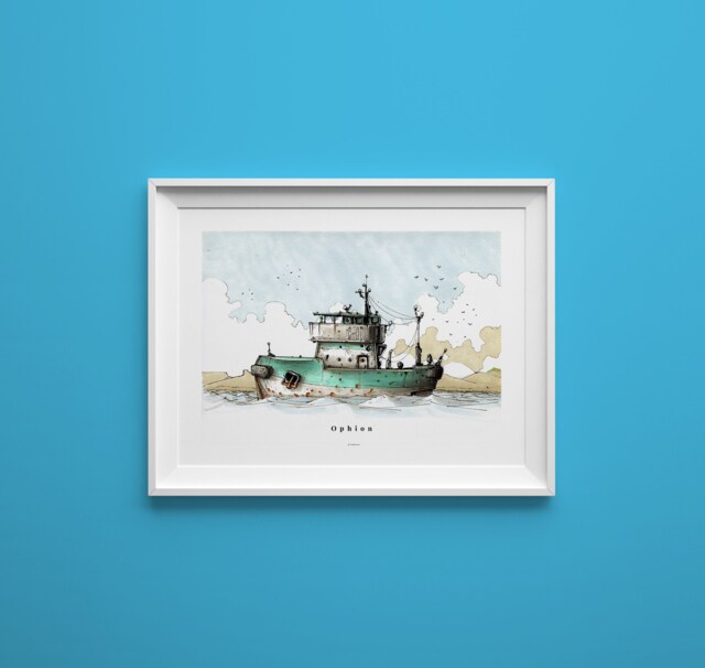 Tug Boat, Decor, Ships Poster, Tugboat, Boat Decor, Wall Art, Print ...