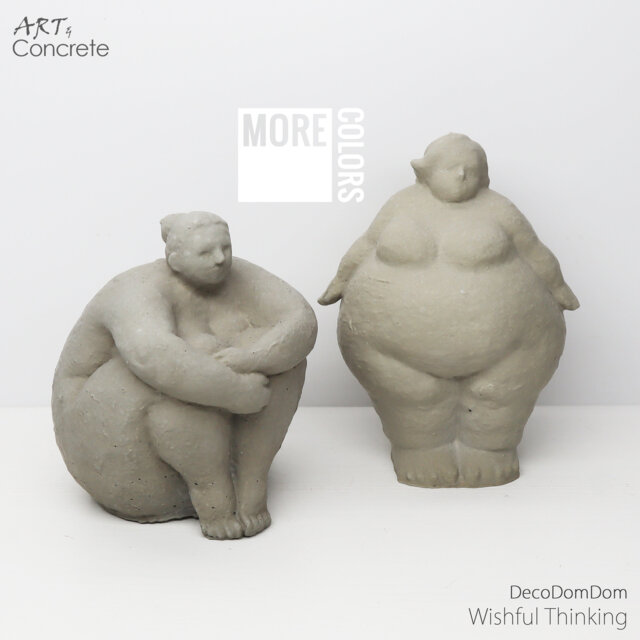 Nordic Fat Lady Sculpture Set . Figure Set - Raysin Home Deco by Etsy ...