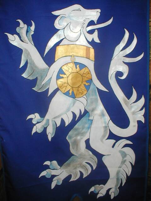 Custom Medieval Gonfalon Hand-Painted Heraldic Banner by Etsy ...