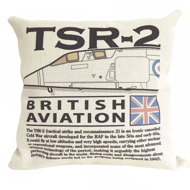 British Aircraft Corporation Bacs Strike & Reconnaissance Tsr 2 Cushion ...
