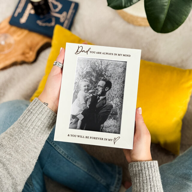 In Loving Memory Of Dad Personalised Picture Frame - Perfect Gift For ...