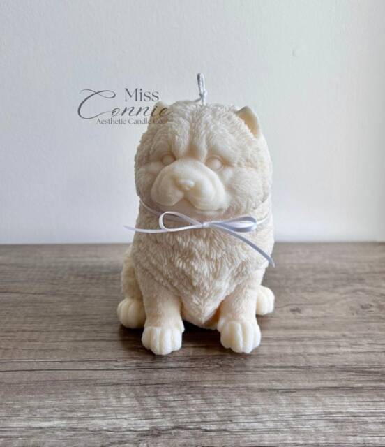Chow Puppy Dog Candle by Etsy | ufurnish.com