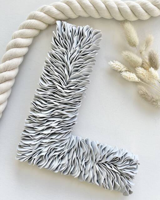 Reef Coral Wall Letters - Coastal Decor Nursery Kids Art Personalised ...