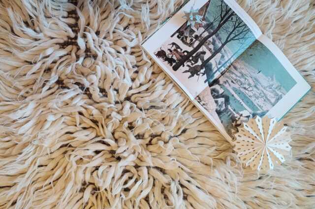 Handmade Flokati Shaggy Wool Rug, Soft Scandinavian Tuft Rug For ...